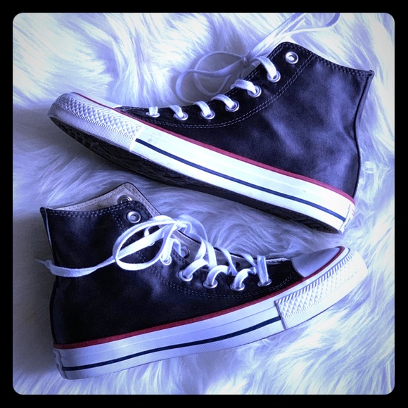 Converse | Shoes | Converse Chuck Taylor All Star High Tops Satin ...